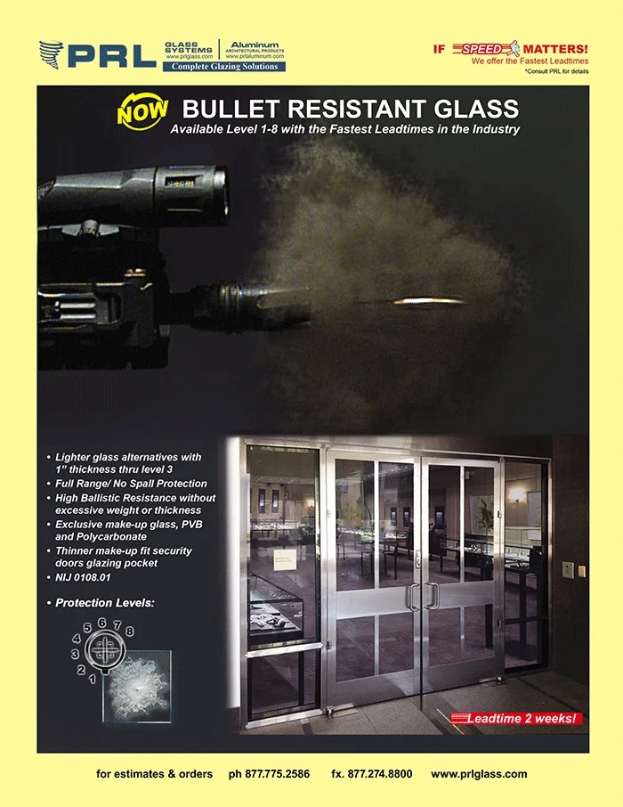 Bullet Resistant Glass Now Tested Up to Level 8 Ammunitions