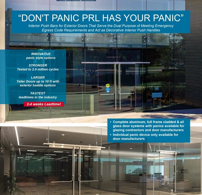 panic devices for all glass entrances Archives - PRL Architectural ...