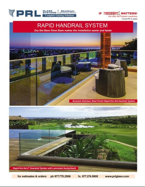 Rapid Dryset Handrail System Easier and faster, no special tools